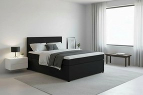 XXXLutz POSTEL BOXSPRING, 140/200 cm, barvy grafitu MID.YOU - Jednolůžkové postele - 000044002910