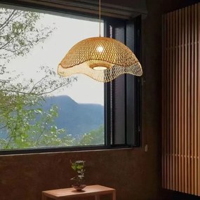 Toolight Natural, závěsné svítidlo 1xE27 APP1633-1CP, černá-hnědá, OSW-05105