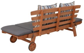 Hnědá dřevěná zahradní lavice Rincon – Garden Pleasure