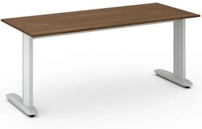 Kancelářský psací stůl PRIMO FLEXIBLE1800 x 800 mm, ořech
