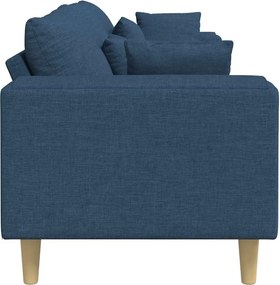 Pohovka Modrá 250 x 77 x 76 cm textil 3335150