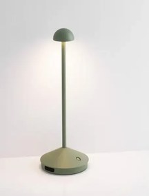 Venkovní stolní lampa Lumo zelená