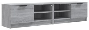 TV skříňky 2 ks šedé sonoma 80 x 35 x 36,5 cm kompozitní dřevo - Default Title