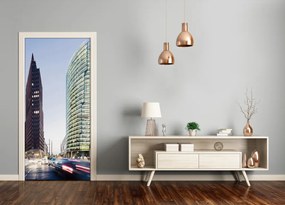 Fototapeta samolepící na dveře mrakodrap 95x205 cm