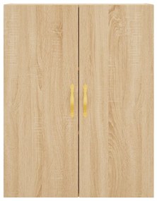 Skříň highboard dub sonoma 69,5 x 34 x 180 cm kompozitní dřevo,  3195942