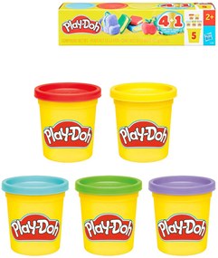 HASBRO PLAY-DOH Modelína Back to school 4+1 kelímek zdarma 14g1860