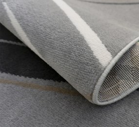 BE Koberec Lotus 9304 GREY - šedý obdélníkový Rozměr: 50x80 cm