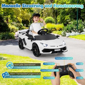 Costway Elektrické auto Lamborghini pro dětské vozidlo s dálkovým