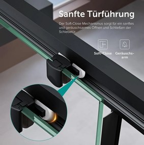 design sprchové dveře DOPORRO TERAMO 12 ESG 6mm  - soft close