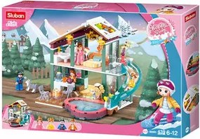 Sluban Happy Diary M38-B0961 Chata na zimní dovolenou / LEGO - kompati