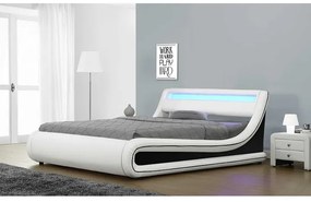 Manželská postel s LED osvětlením MANILA NEW Tempo Kondela 183 x 200 cm