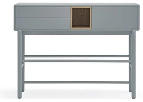 Modro-šedý konzolový stolek 35x120 cm Corvo – Teulat