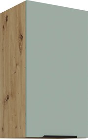 ARIA st | horní skříňka 40 G-72 1F policová | 40 cm | ANTI FINGERPRINT povrch | artisan/aquamarine