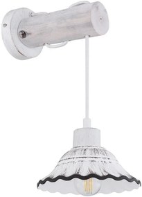 Globo 54050w nástěnné svítidlo jowita 1x40w | e27 - černá, bílá