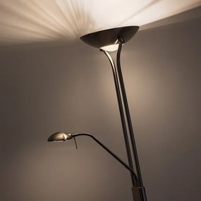 Brilagi - Stmívatelná stojací lampa SCARLETT 1xR7s/230W/230V+1xG9/40W mat. chrom