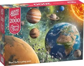 CHERRY PAZZI Puzzle Planeta Země v Galaxii / 2000 dílků / 100 x 70 cm