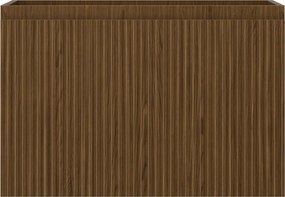 Mexen Rivel, koupelnová skříňka 70 cm, 1 zásuvka, drážkovaná, ořech, 91A20-07047-1-BF86
