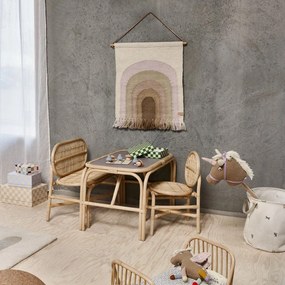 Ratanový dětský stolek 70x48 cm Nana – OYOY Mini
