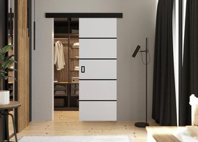 Posuvné dveře s krycí lištou WERDI PLUS 70 bílý