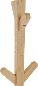Stojanový věšák bambusový hnědý DR-B017 NAT