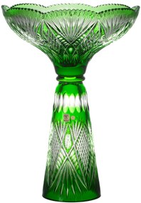 Váza Gabriela, barva zelená, výška 465 mm