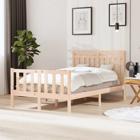 vidaXL Rám postele masivní dřevo 120 x 200 cm [3100955] Barva: Přírodní