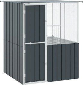 Ptačí klec Antracit 165 x 165 x 200 cm Pozinkovaná ocel 3325168