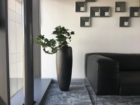 Květináč New Loft - černá Rozměry:: 31cm x 100cm