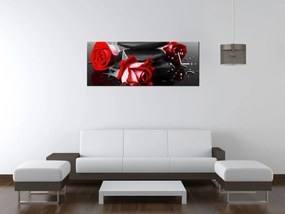 Gario Obraz s hodinami Roses and spa Rozměry: 40 x 40 cm