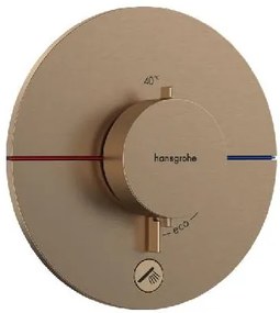 Hansgrohe ShowerSelect Comfort - Termostatická baterie pod omítku, kartáčovaný bronz 15562140