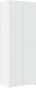 Skříň highboard bílá 70 x 42,5 x 185 cm kompozitní dřevo 3281420