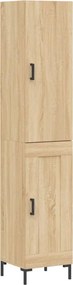 Skříň highboard dub sonoma 34,5 x 34 x 180 cm kompozitní dřevo 3199108