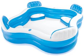 INTEX Nafukovací bazén INTEX se sedátky 229 × 229 cm