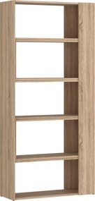 XXXLutz REGÁL, Sonoma dub, 82-146/180/35 cm - Knihovny - 001803081803