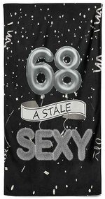 Osuška Stále sexy – černá (věk: 68)