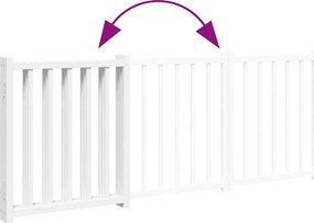 vidaXL Zábrana pro psy skládací 3 panely 150 cm masivní jedle [352276] Barva: Přírodní