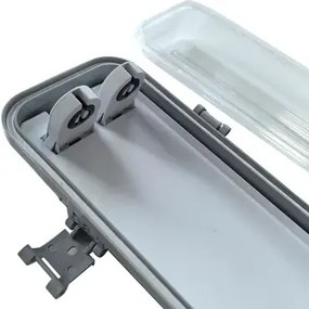 Solight Stropní osvětlení prachotěsné / G13 / pro 2 × 120 cm LED trubi