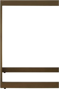 Hnědý/v přírodní barvě konferenční stolek s deskou v dubovém dekoru 40x120 cm Grenoble – Premier Housewares