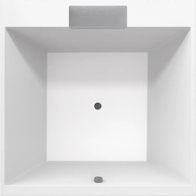 Polysan CAME FALLS čtvercová vana s konstrukcí 175 x 175 x 50 cm akrylát bílá 23611F