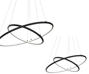 Závěsné LED svítidlo Orion, 2x LED 53w, 3000k, b