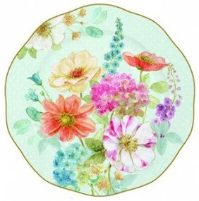 Easy Life  Porcelánový dezertní talíř Cottage Flowers - 19cm