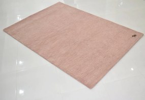 Ručne všívaný kusový koberec Asra wool pink, 40x60, ružová, obývacia izba, Asra