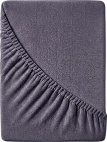 Froté prostěradlo EXCLUSIVE modrošedé 200x220 cm
