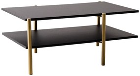 OnaDnes -20% Nordic Design Černý konferenční stolek Raven 100 x 60 cm