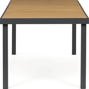Zahradní stůl KAMPA - polywood / šedá hliníková konstrukce
