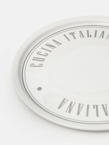 Sinsay - Keramický talíř s nápisem Cucina Italiana - vícebarevná