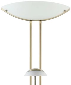 EGLO 85974 - Stmívatelná stojací lampa BAYA 1xR7s/230W + 1xG9/33W bronz