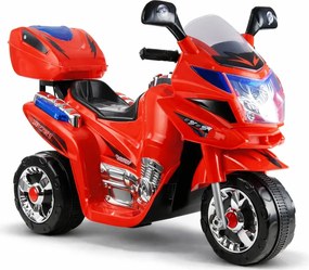 LEAN CARS Elektrická motorka pro děti HC8051 červená