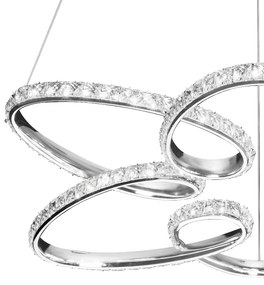 Toolight Toolight, LED stropní osvětlení 54cm, 48W, 4000K, G002-CP, chromová, OSW-09743
