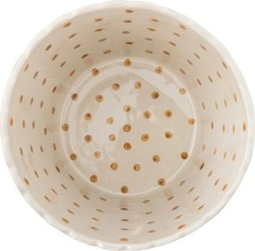 Světle zelená/krémová keramická servírovací miska 1,9 l Chip – Bloomingville